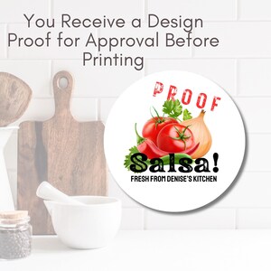 Custom Salsa Labels: Homemade Canning Stickers - Etsy