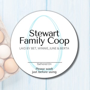 EGG CARTON LABELS, Customizable Labels, Kitchen Labels, Farm Fresh Eggs ...