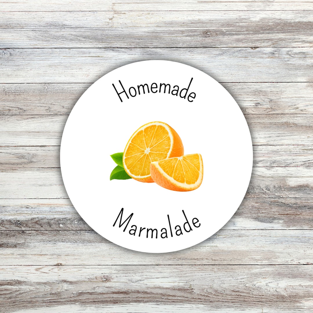 Marmalade Labels Ready to Ship Canning Labels - Etsy UK