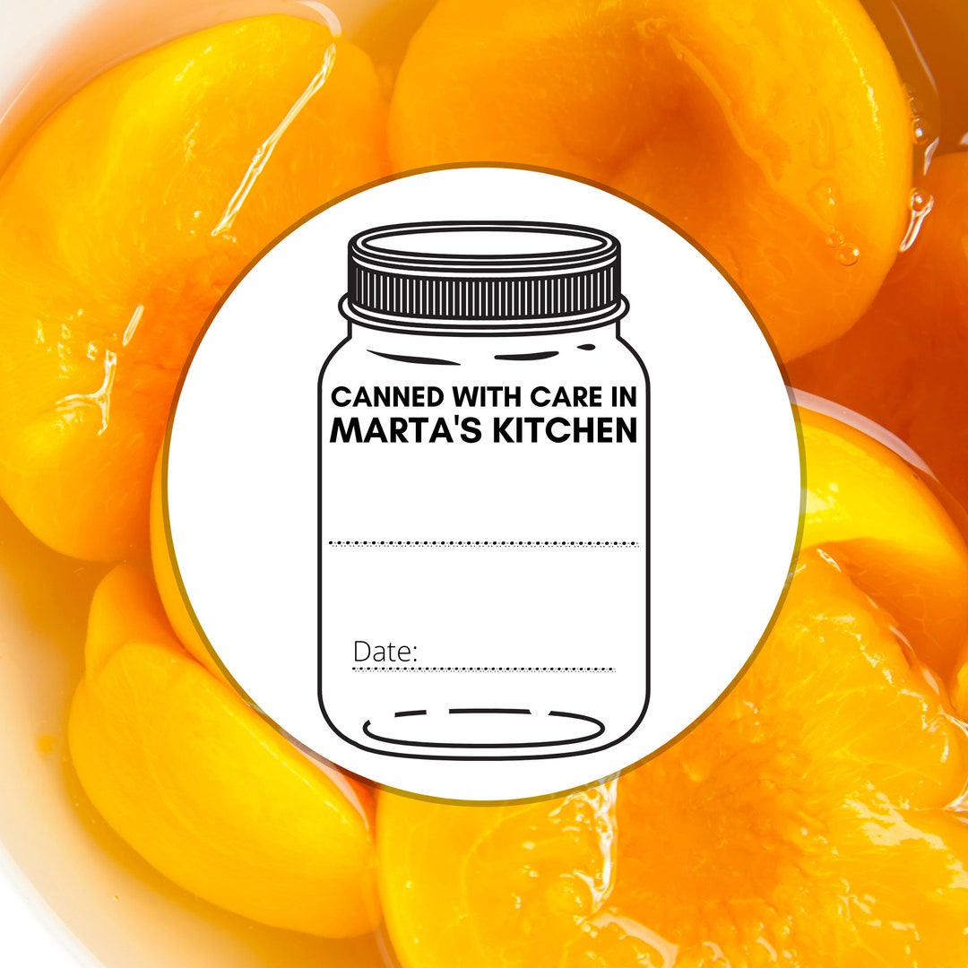 Canning Labels Personalized Stickers for Home Canning - Etsy