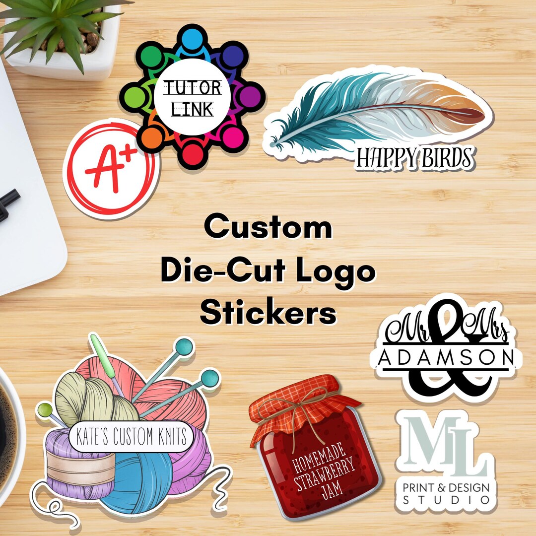 Custom Die-cut Logo Stickers and Labels - Your Image or Have a Logo ...