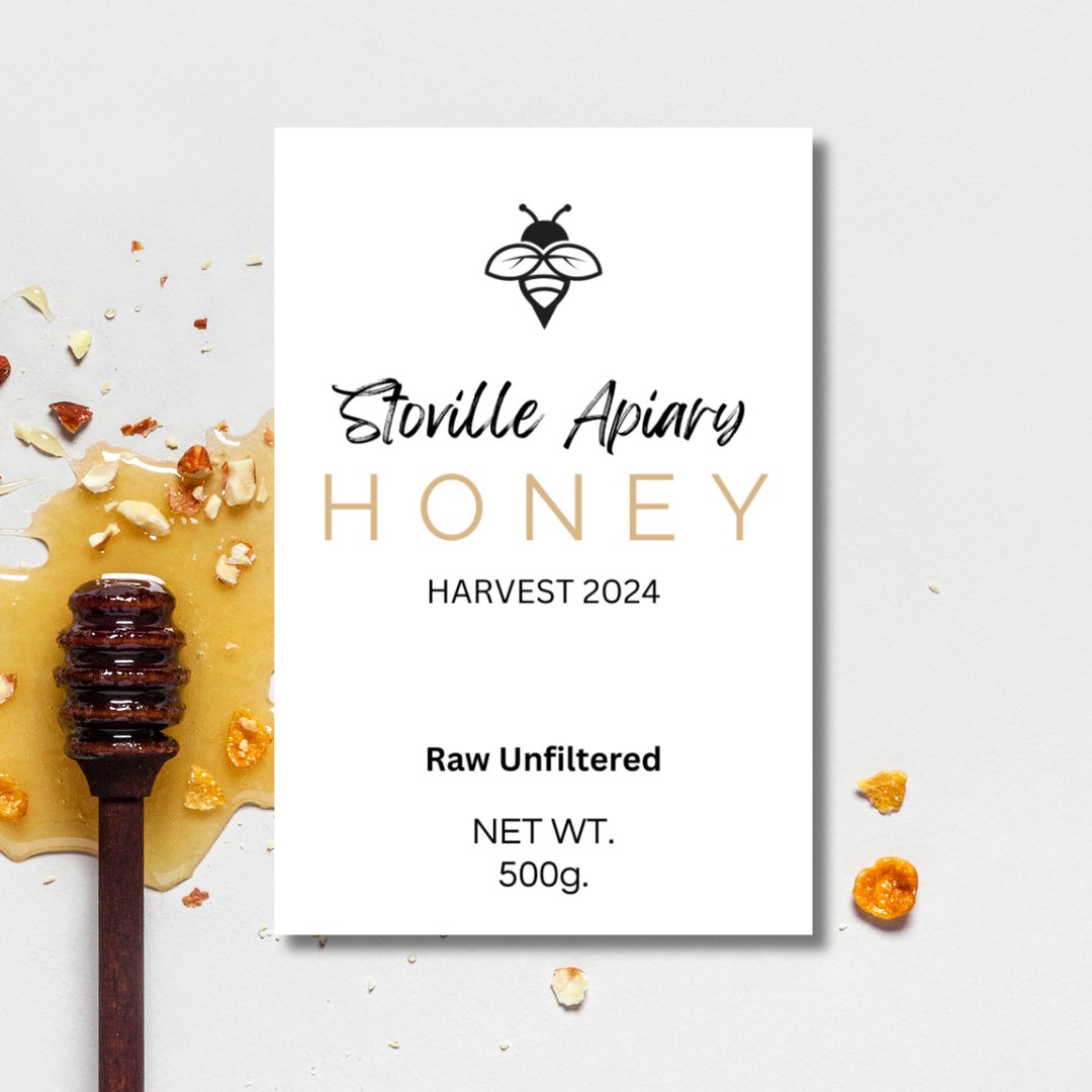 Honey Jar Labels - Custom Labelling for Honey From Your Family Apiary ...