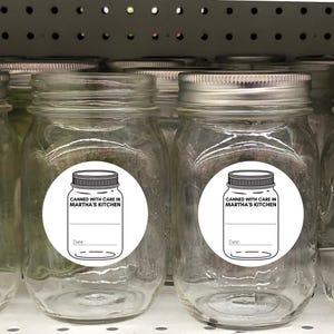 Canning Labels- Personalized Stickers for Home Canning - Etsy