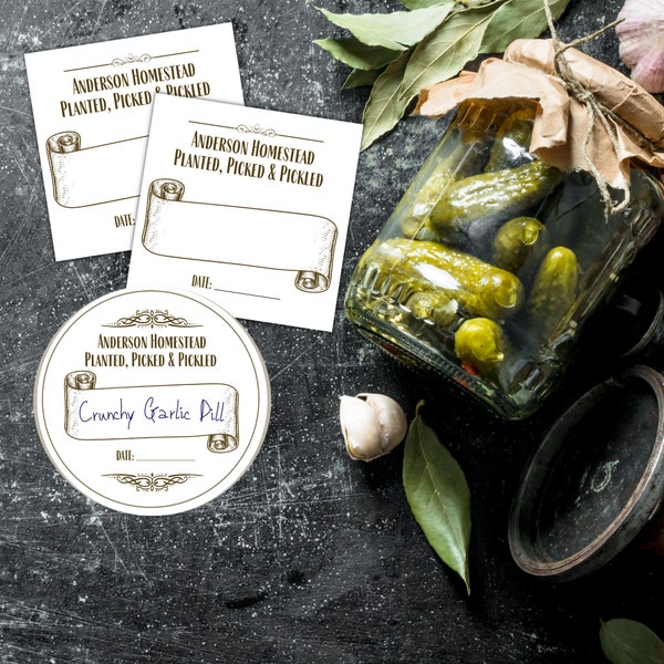 Pickle Labels - Etsy