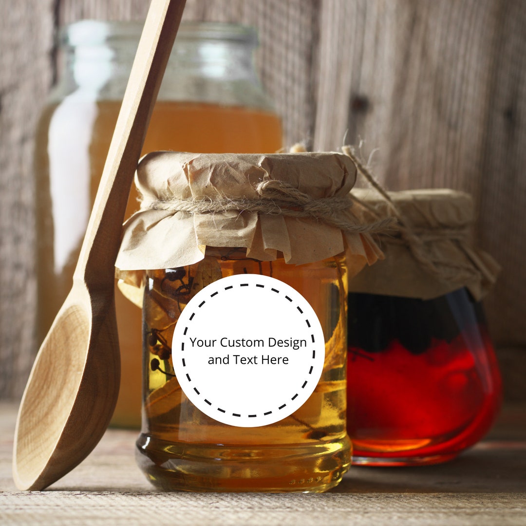 Custom Labels - Custom Stickers Your Homemade Preserves, Pickles, Jams ...