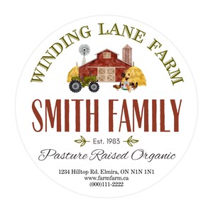 Custom Farm and Homestead Labels - Personalized - Etsy