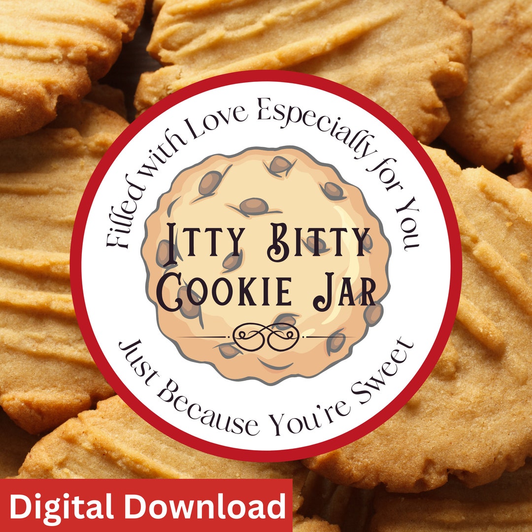 Cookie Jar Labels Digital Download Labels Make Home-baking Gifts for ...