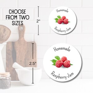 Raspberry Jam Labels - Ready to Ship - Canning Labels - Etsy