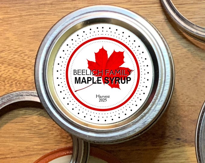 Editable Luxury Maple Syrup Label Template, Printable Homemade Maple ...
