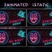 Animated Japanese Neon Stream Overlay Package - Kitsune Themed ...