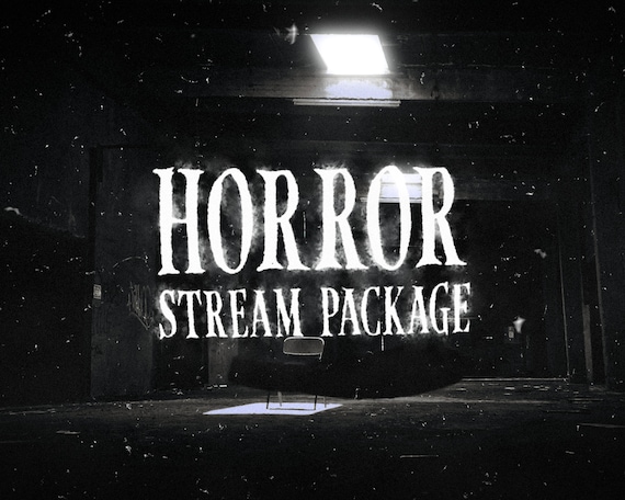 Animated Horror Twitch Overlay Package Screens Alerts - Etsy