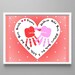 Valentine's Day Handprint Art, Handprint Art Craft for Mom, DIY Craft ...