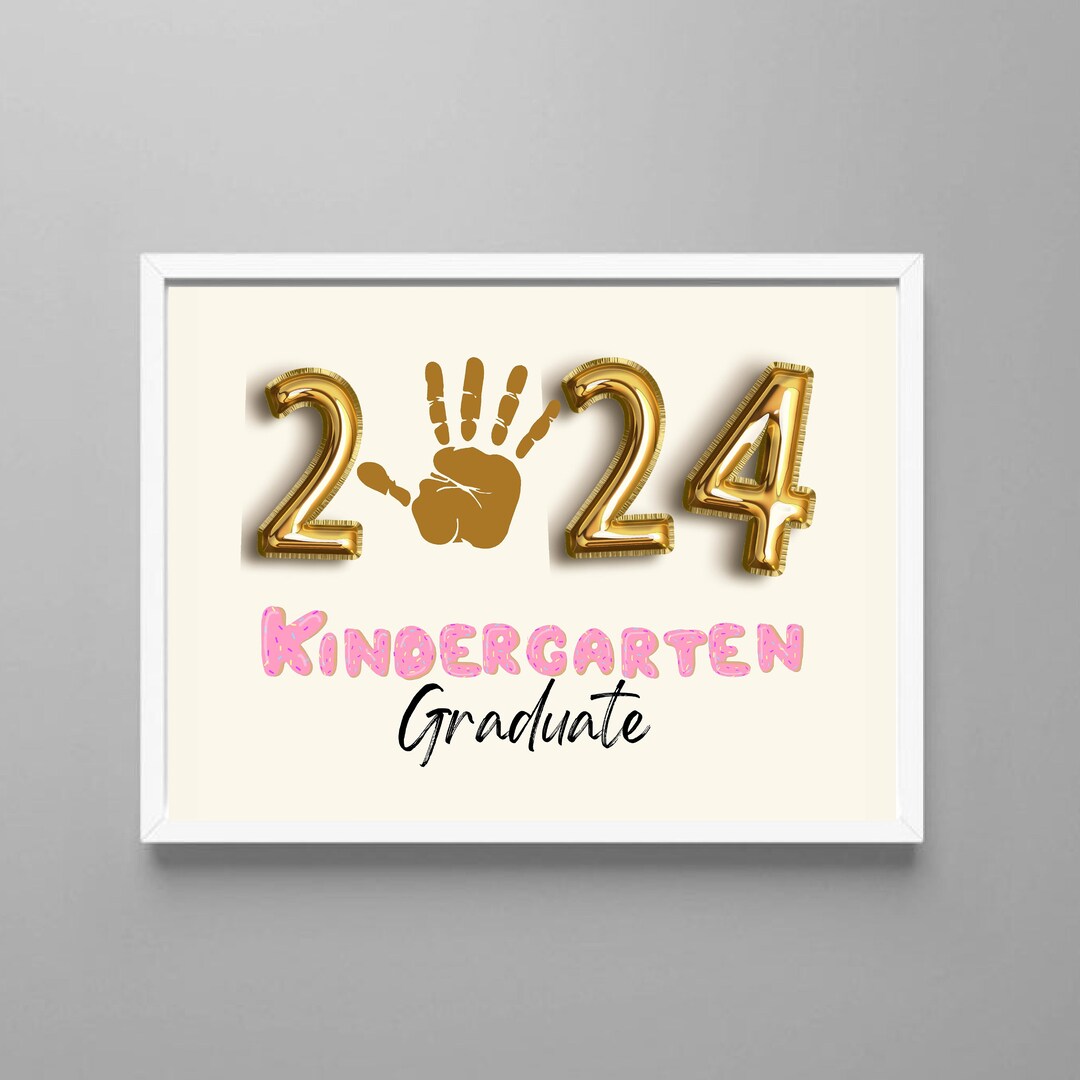 Kindergarten Graduation Handprint Art Craft, Handprint Footprint Craft ...