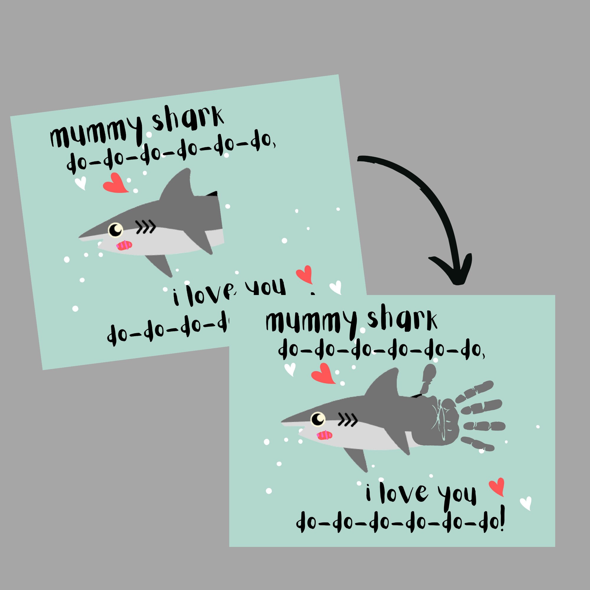 Happy Mothers Day Handprint Craft Art, Keepsake Gift for Mom, Mothers ...