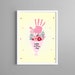 Happy Mothers Day Handprint Craft Art, Keepsake Gift for Mom, Mothers ...