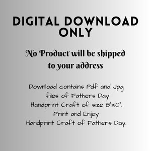 Happy Fathers Day Handprint Craft Art, I Love You This Much, DIY ...