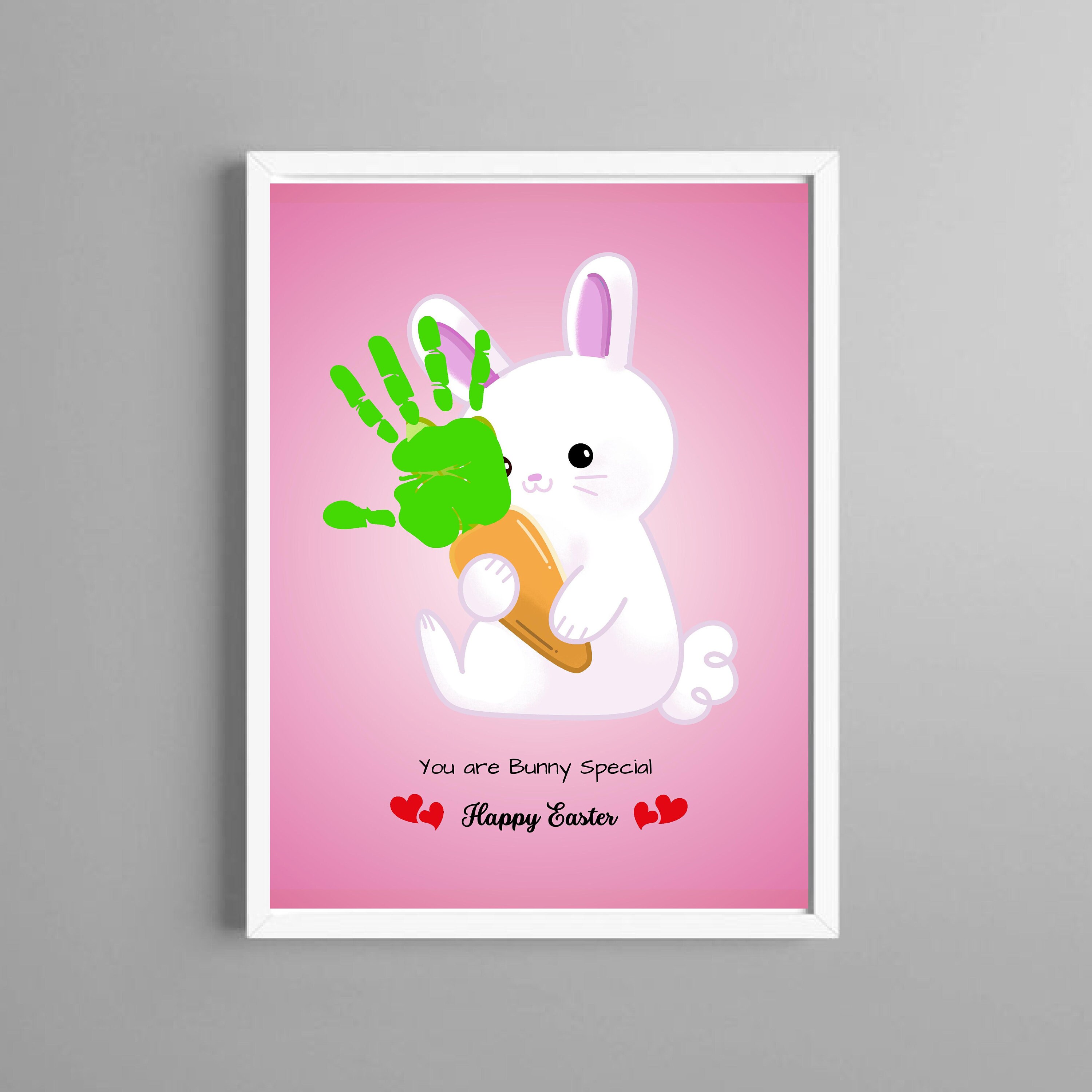 Easter Handprint Footprint Craft Bundle, Printable Handprint Footprint ...