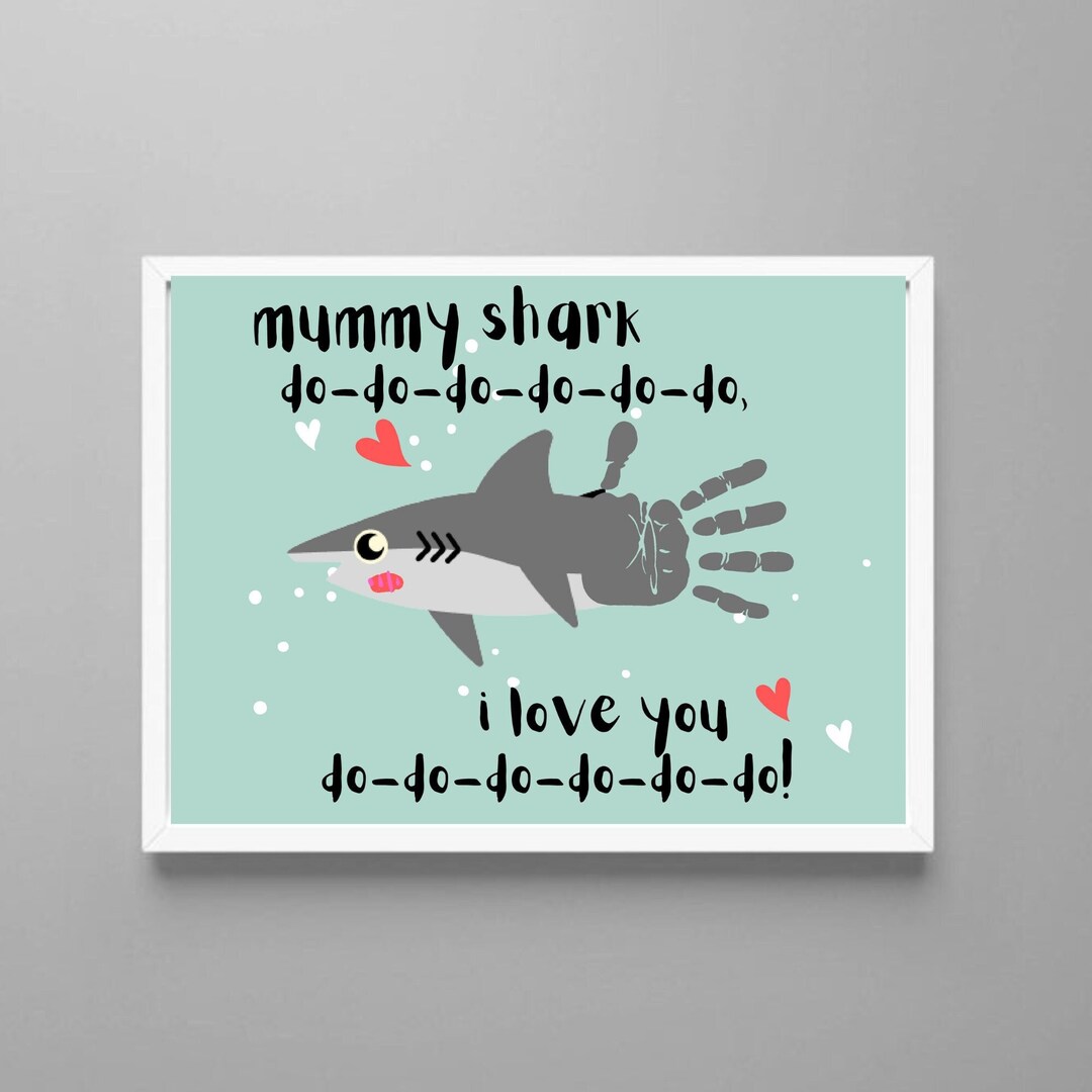 Happy Mothers Day Handprint Craft Art, Keepsake Gift for Mom, Mothers ...