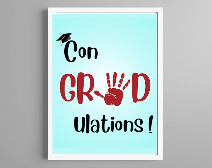 Graduation Handprint Art Craft, Handprint Footprint Preschool ...