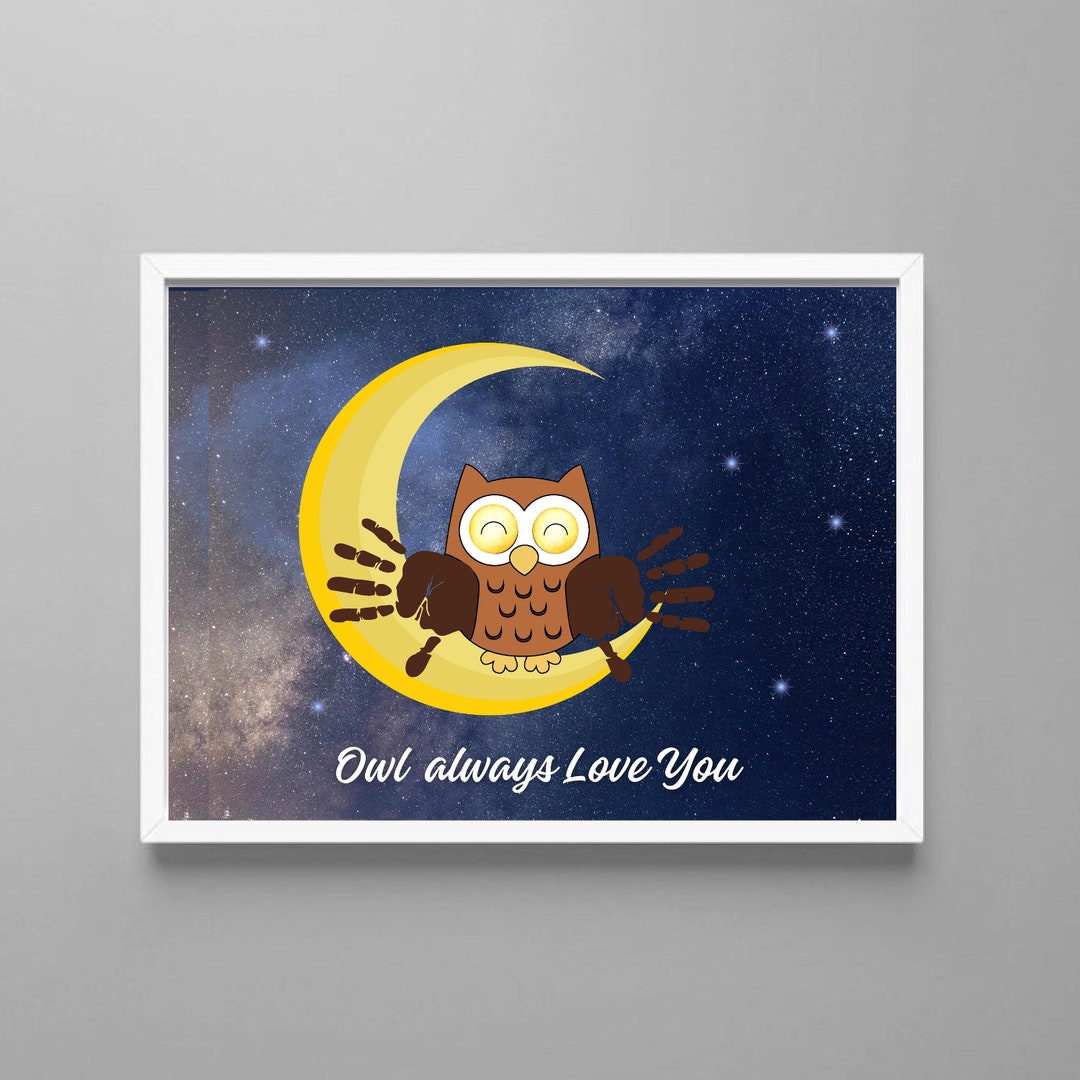 Owl Always Love You Valentines Day Handprint Art Craft, Valentines Day ...