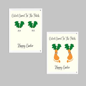 Easter Handprint Footprint Craft Bundle, Printable Handprint Footprint ...