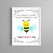 Valentine's Day Handprint Art, BEE My Valentine Handprint Art Craft ...