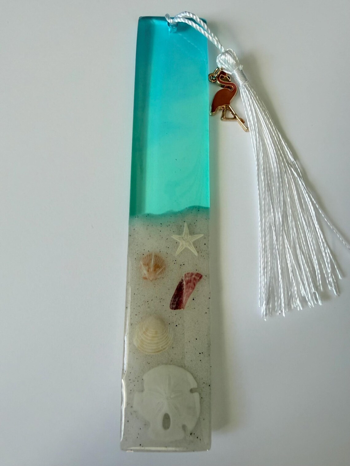 Handmade Resin Bookmark: Navarre Beach Sand & Shells - Etsy
