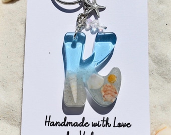 Seashell Keychain - Etsy