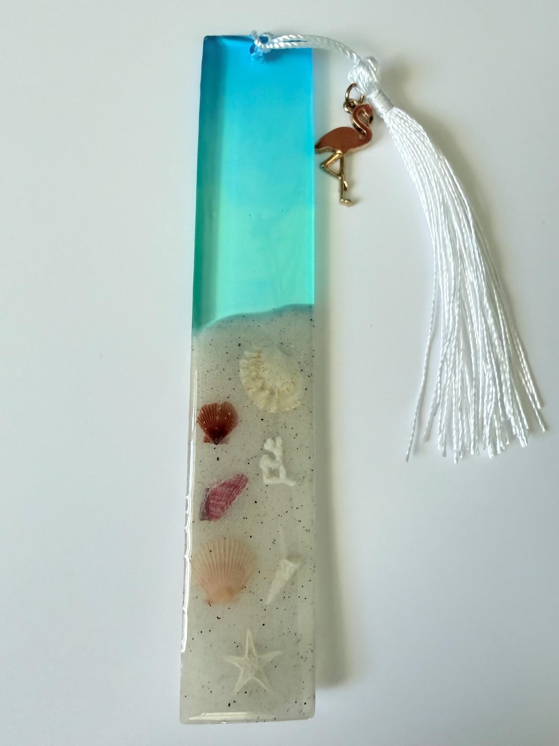 Handmade Resin Bookmark: Navarre Beach Sand & Shells - Etsy