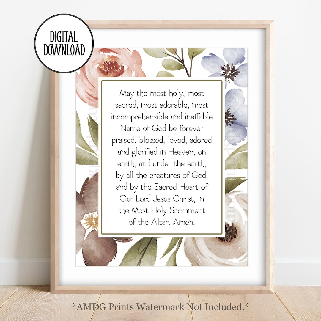 Golden Arrow Prayer Catholic Printable - Etsy