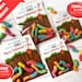 PRINTABLE Valentine Card, Gummy Worm Valentine Card, Printable ...