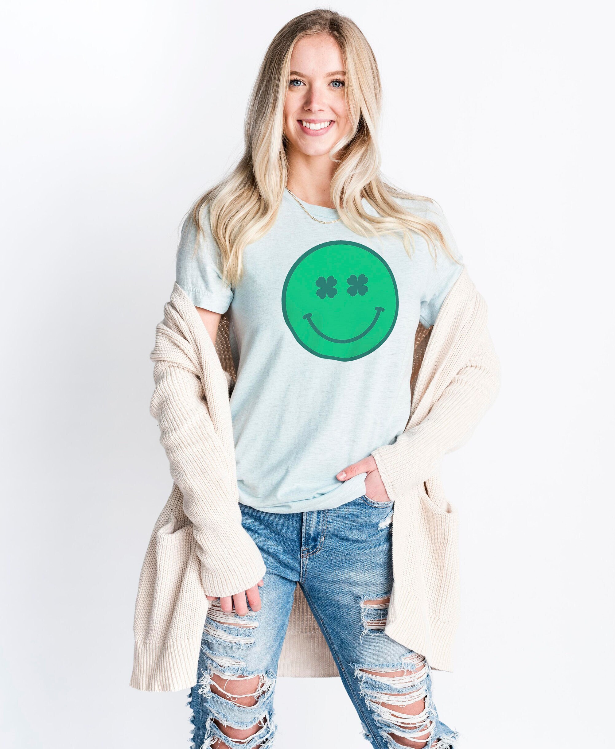 Smiley Face SVG DIGITAL DOWNLOAD! for Saint Patrick’s Day Shirts, Party ...