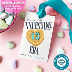 PRINTABLE Eras Valentine Tag, Swifty Valentine Cards, Printable ...
