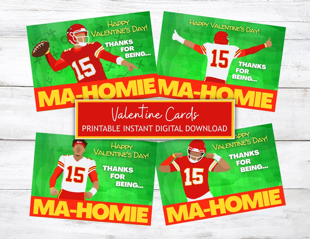 NEW Mahomie Valentine Cards PRINTABLE Instant Download Easy Kids ...