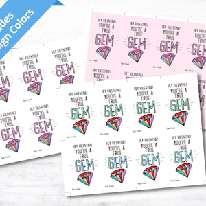 PRINTABLE Valentine Card, Ring Pop Valentine Card, Printable Classroom ...