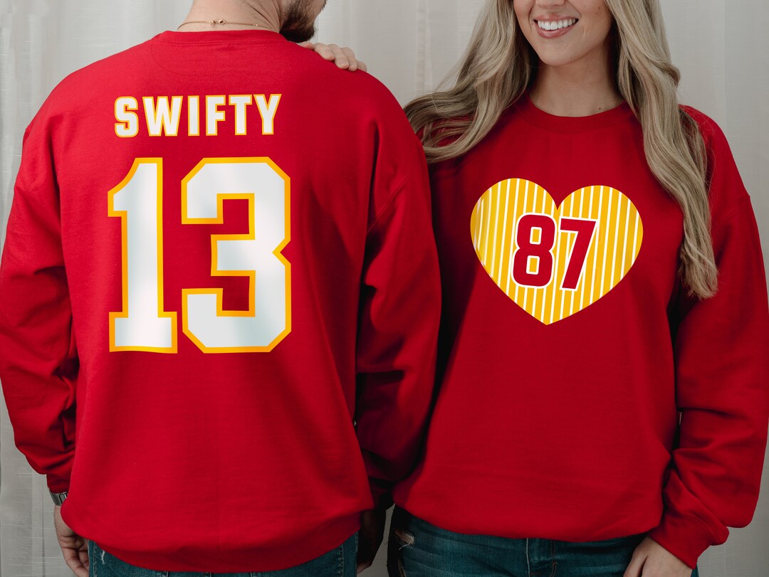 Swifty 13 Jersey Sweatshirt, Taylor Kelce Swift Chiefs Eras Shirt, KC ...