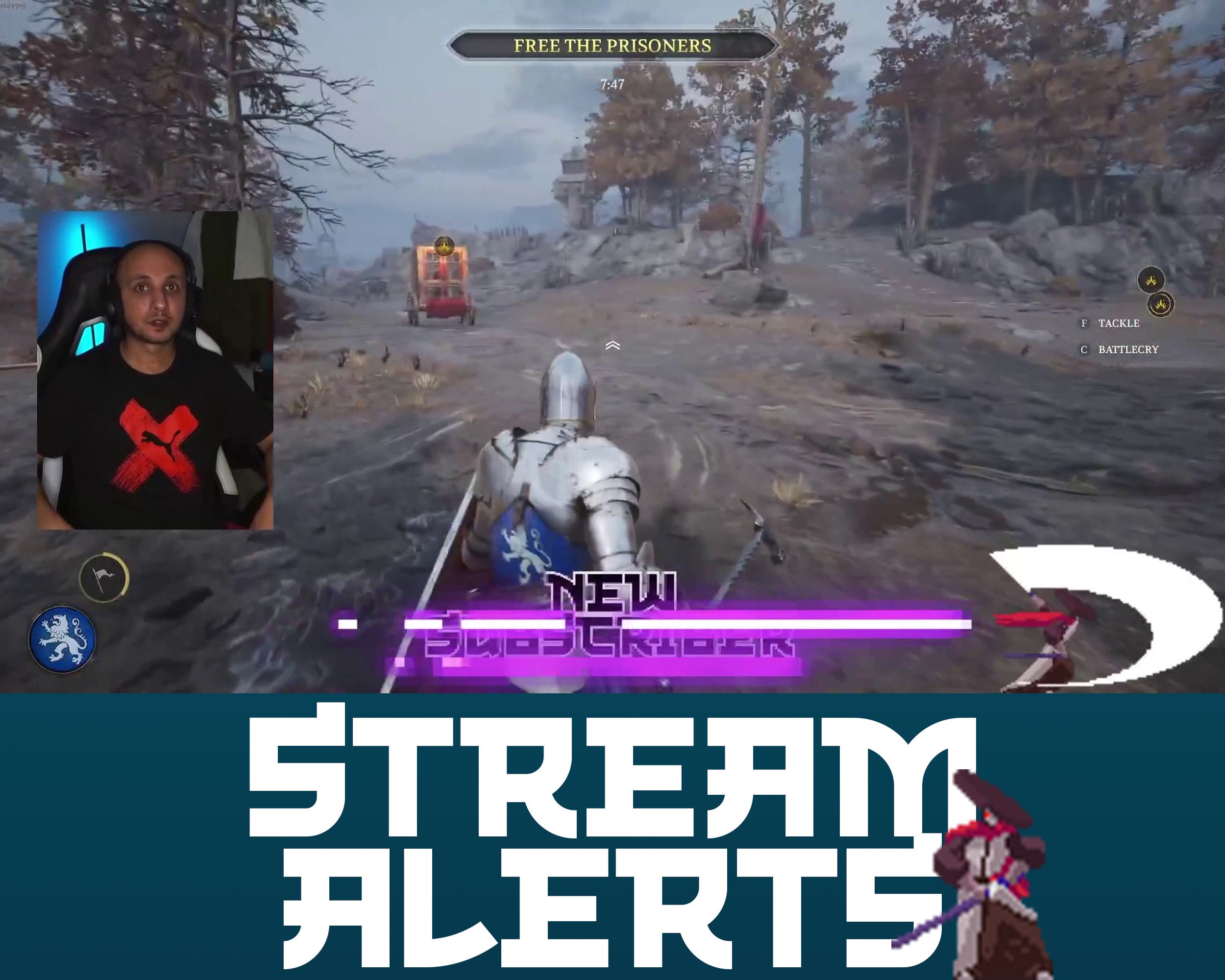 Pixel Samurai Animated Alerts for Twitch Streams, Ronin Sword Slash ...
