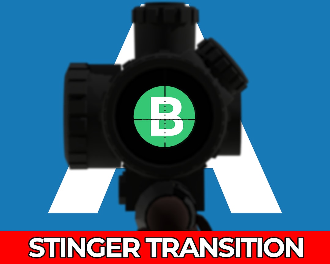 Sniper Stinger Transition, Animated Twitch Overlays, Rifle Twitch ...