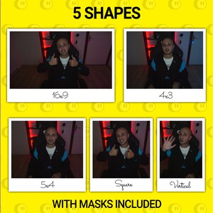 Polaroid Static Overlays, Camera Borders and Shadows for Streaming ...