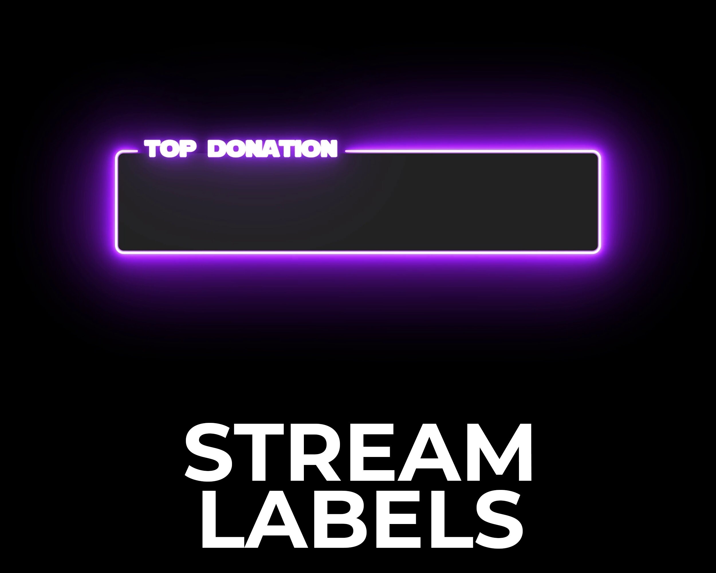 Animated Purple Saber Stream Labels, Twitch Labels, Latest Follower ...