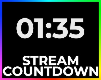 Stream Countdown, Stream Starting Timer, 5 Minutes, Loading - Etsy