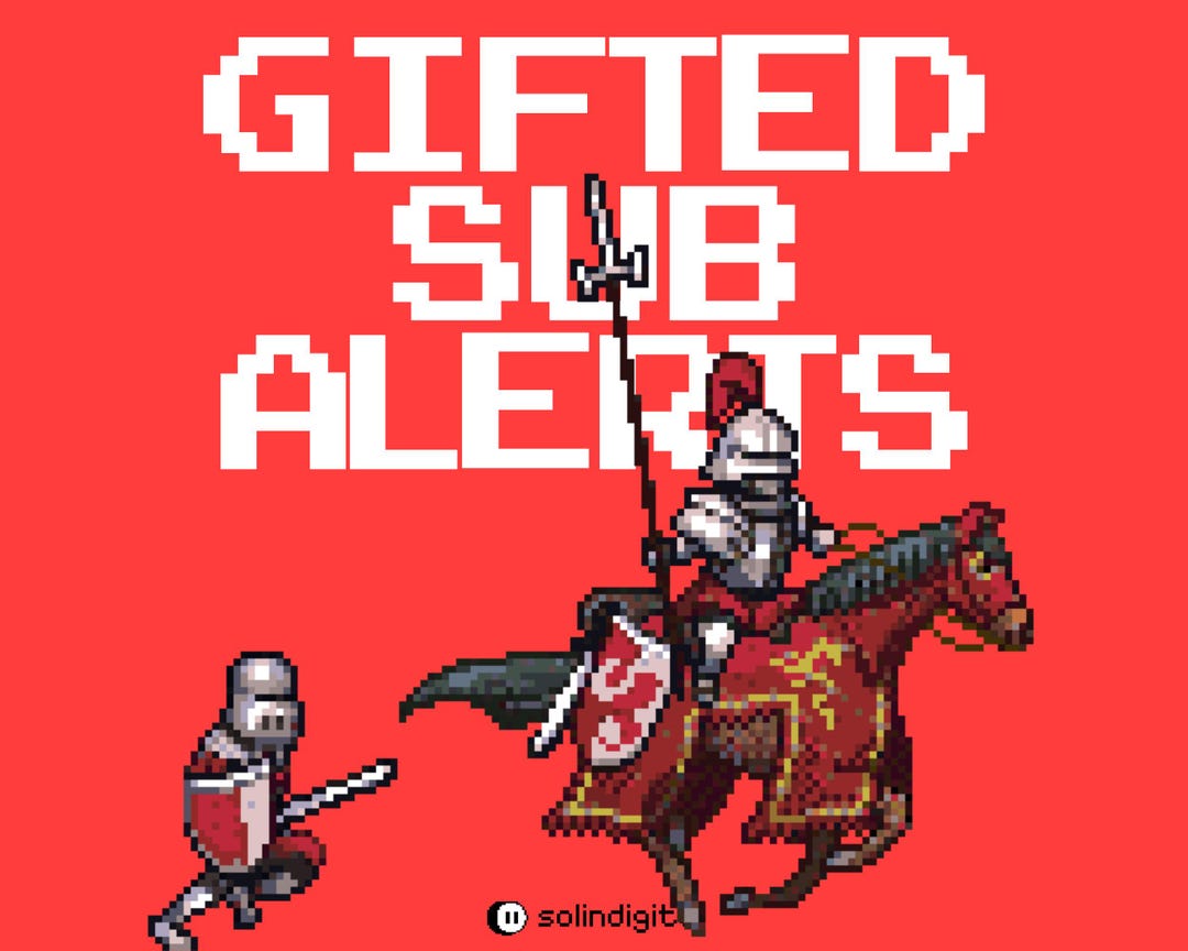 Pixel Army Gifted Sub Alerts | Knight Soldiers Growing Army Animation ...