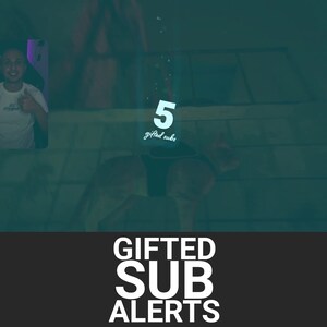 Underwater Gifted Sub Alerts for Twitch Streams, Ocean Sea Water Wave ...