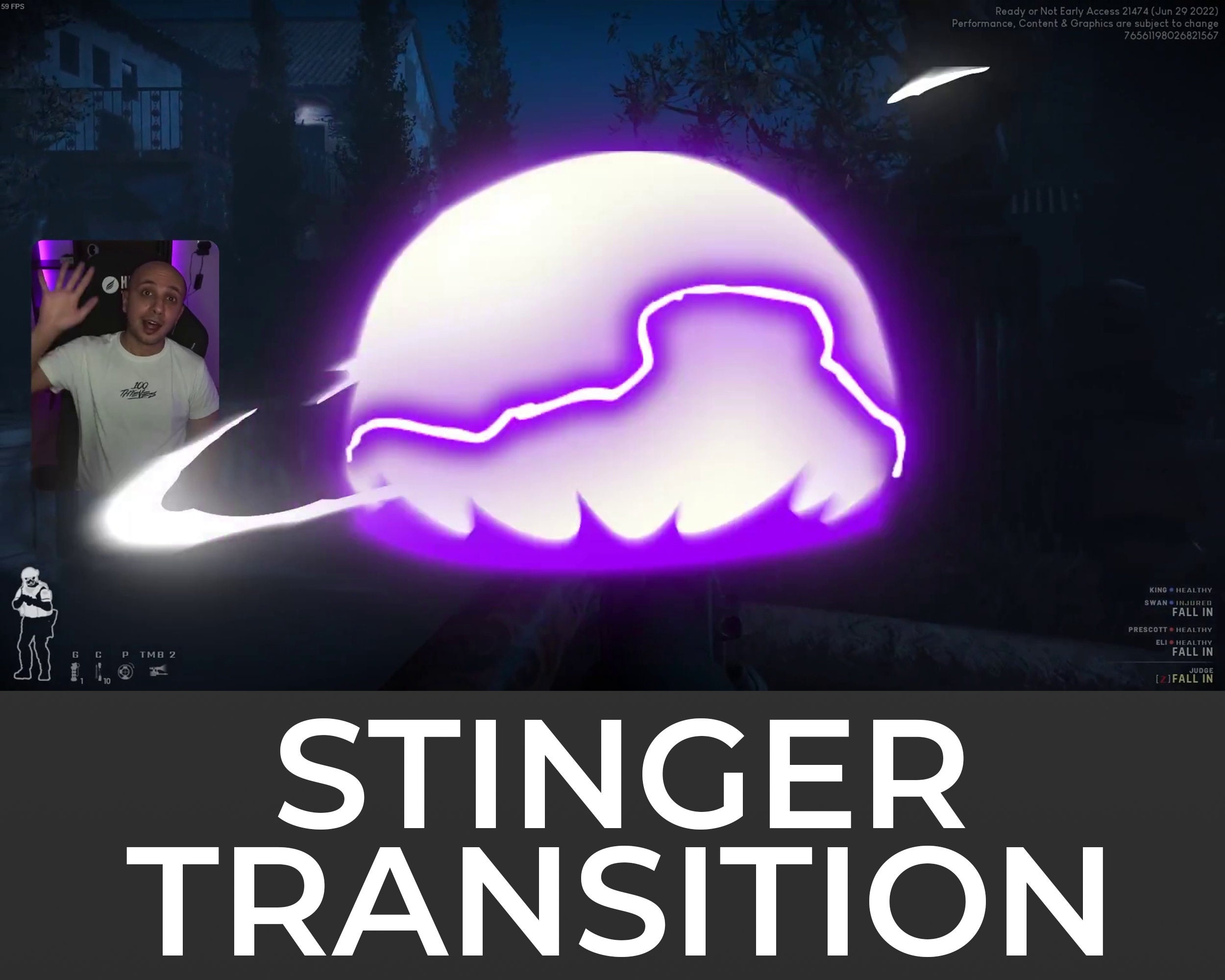 Lightning Stinger Transition Animated Twitch Overlays Twitch - Etsy