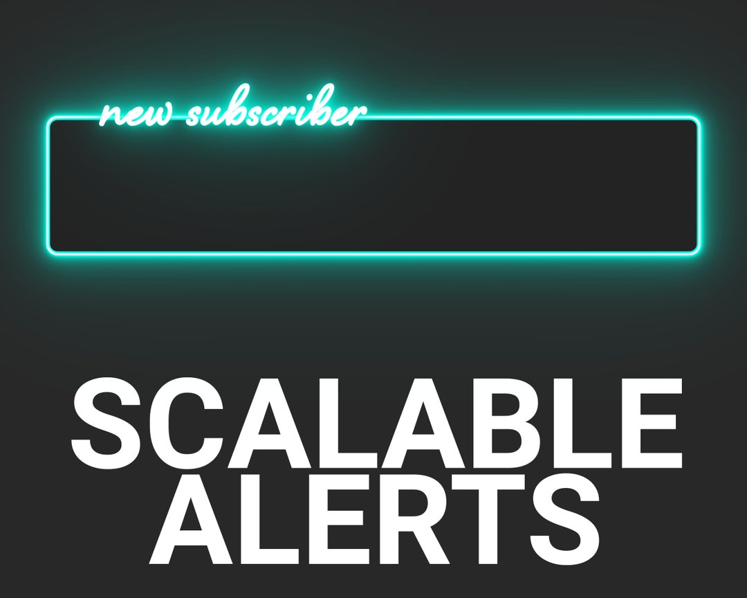 Animated Alerts for Twitch Streams, Cyberpunk Cute Neon Alert, Follower ...