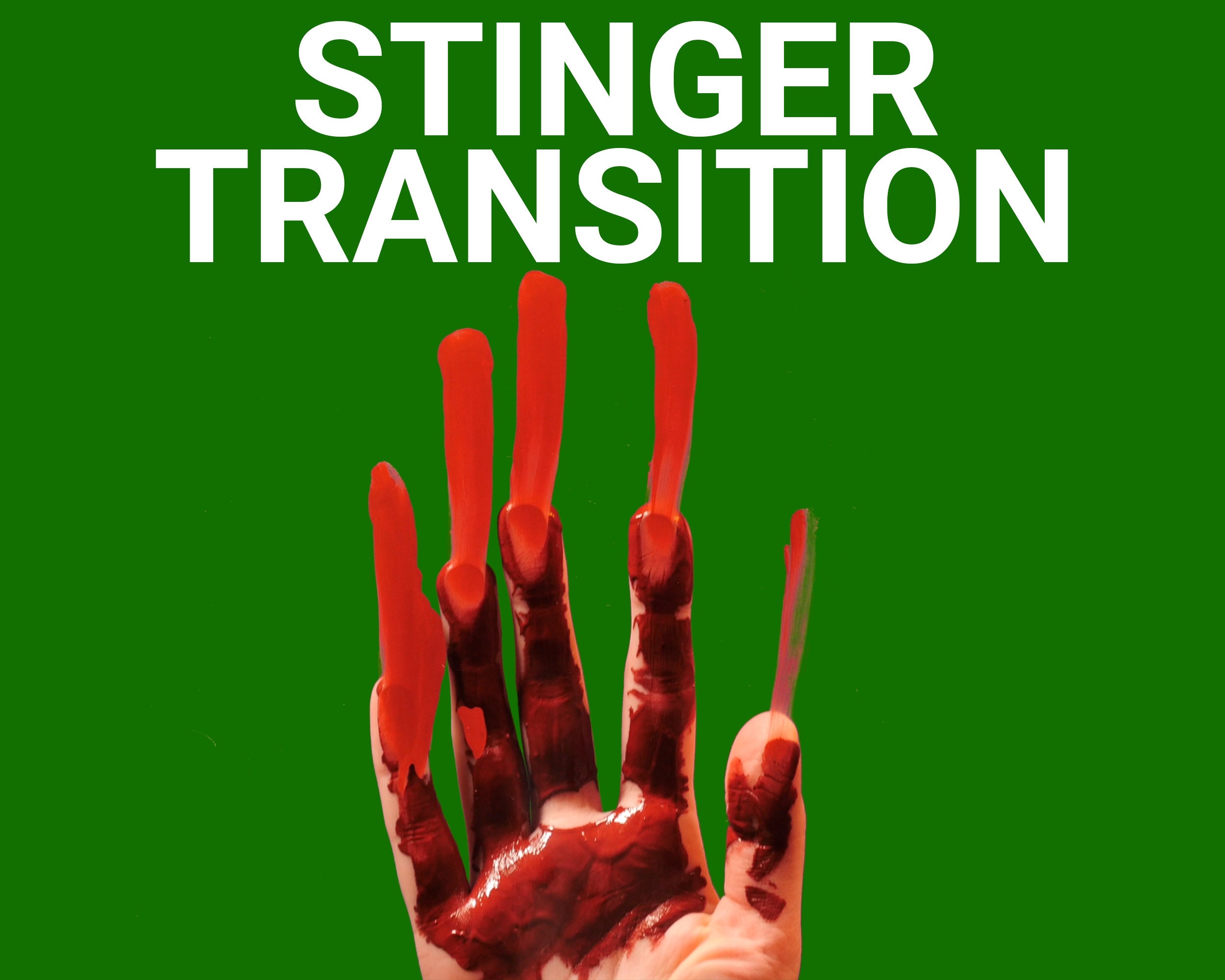 Bloody Hand Stinger Transition, Animated Twitch Overlays, Spooky ...