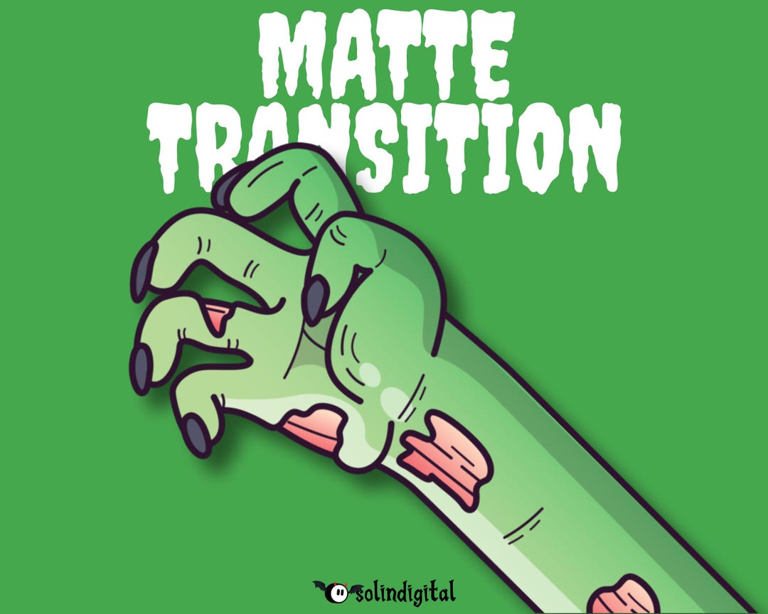 Zombie Hands Matte Transition, Spooky Halloween Scary Animated Twitch ...