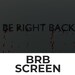Blood Be Right Back Screen, BRB Animated Scene, Spooky Horror Halloween ...