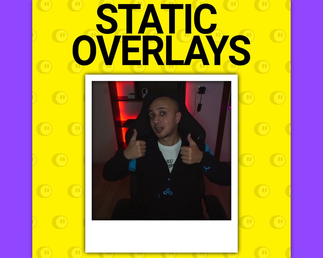 Polaroid Static Overlays, Camera Borders and Shadows for Streaming ...