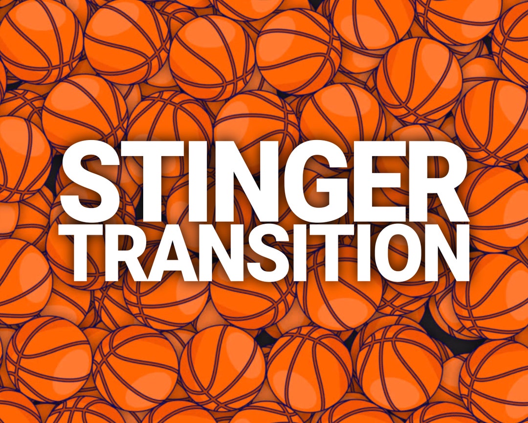 Basketball Stinger Transitions, Animated Twitch Overlay Assets With ...